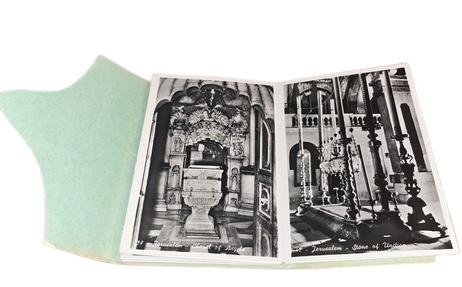 Leporello book folder 12 photo views Jordan Jerusalem old city Holy ...