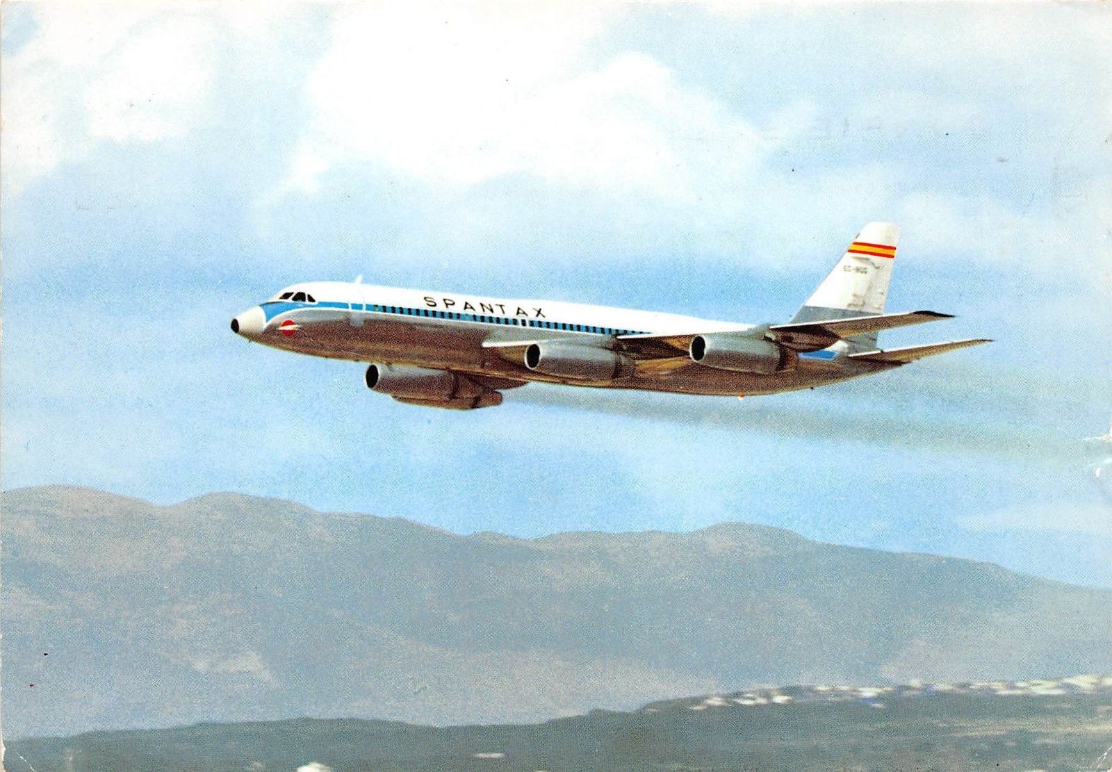BF37809 spantax convair cv 990 a coronado aviation airplane air plaine ...