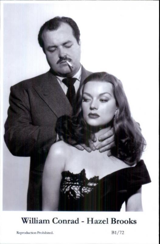 Actor Actress Duo SWIFTSURE 2000 - Postcard WILLIAM CONRAD & HAZEL ...