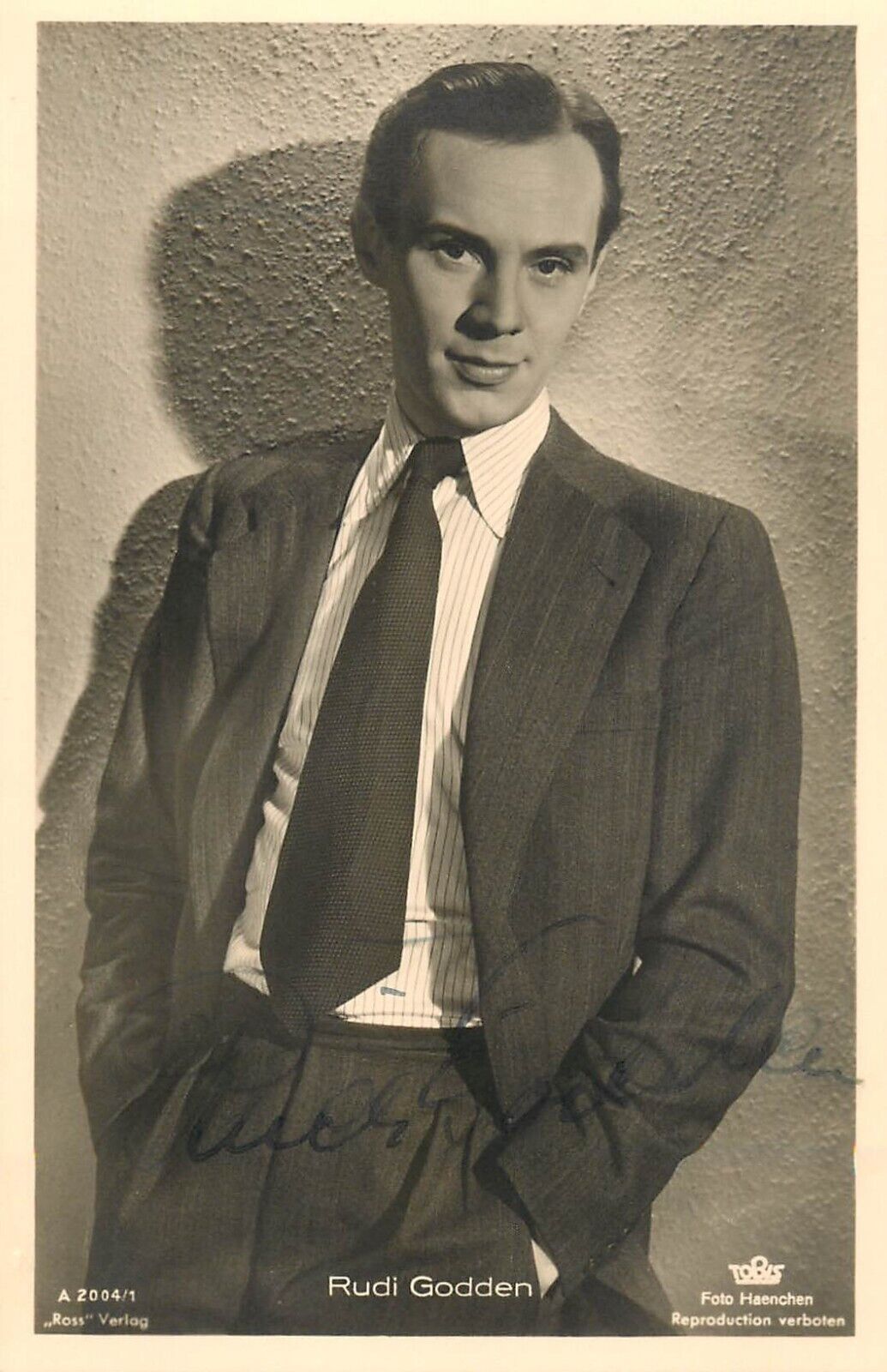 Movie film cinema star actor Rudi Godden signature | Other / Unsorted ...