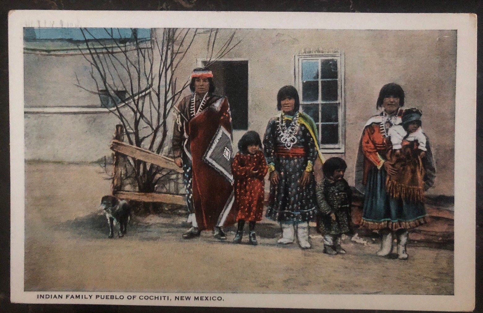 Mint USA PPC Picture Postcard Native American Indian Family Pueblo Of ...