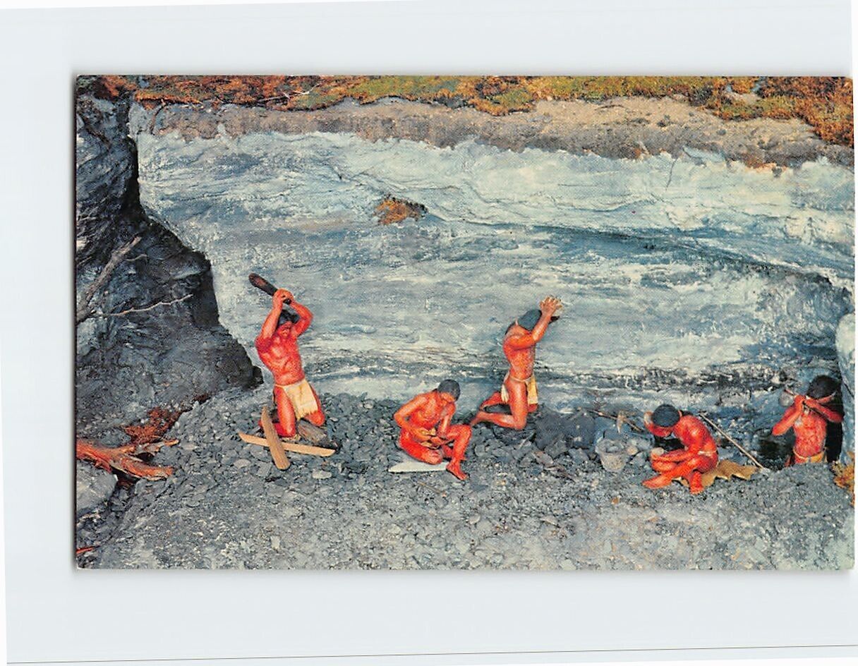 Postcard "Flint Quarry", Buffalo Museum of Science, Humboldt Park ...