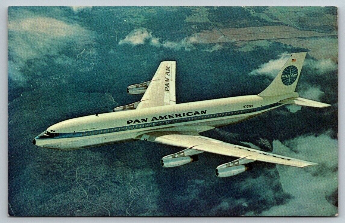Pan Am American Airlines Jet Clipper Postcard | Other / Unsorted ...