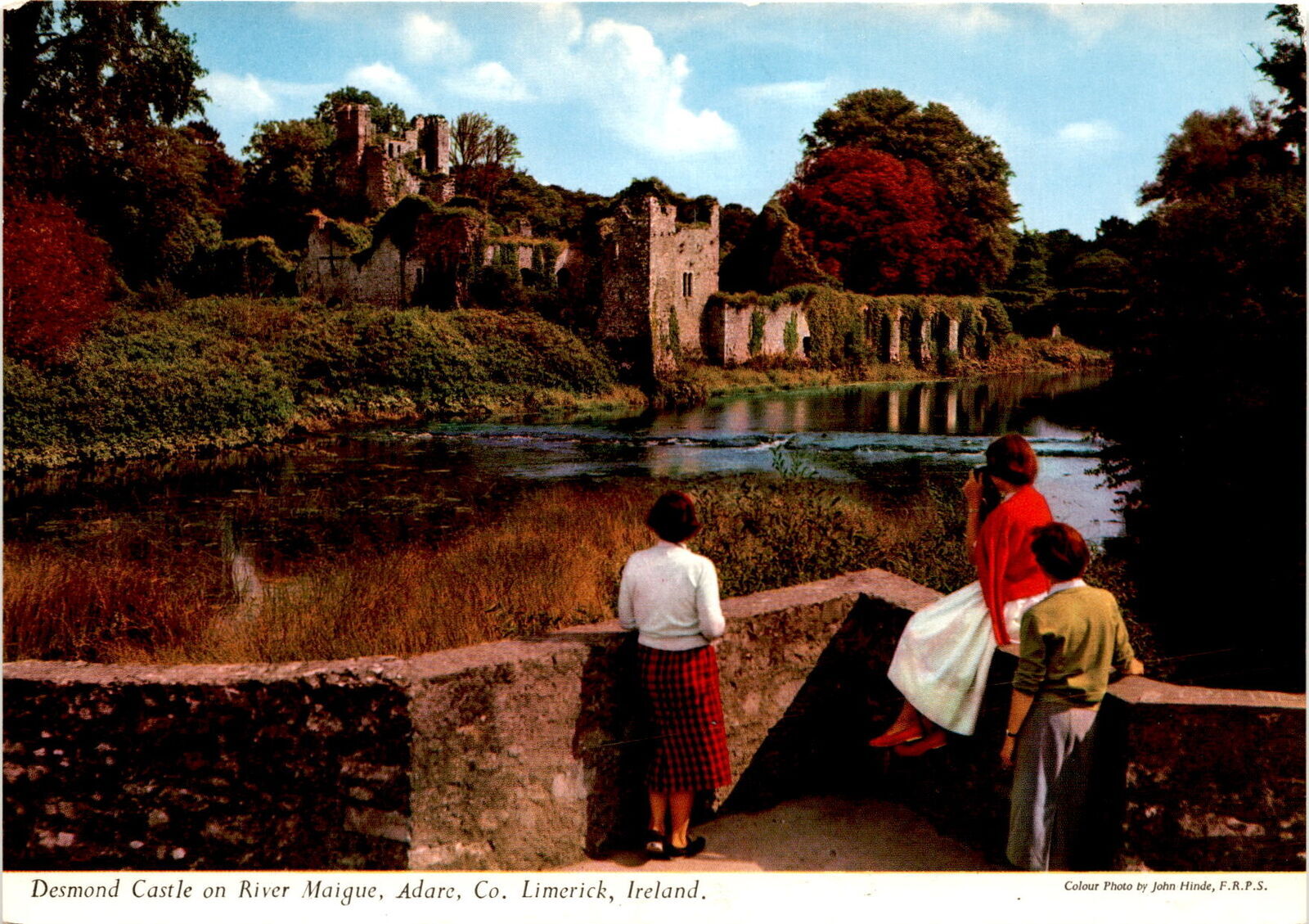 Desmond Castle, River Maigue, Adare, County Limerick, Ireland, 13 ...