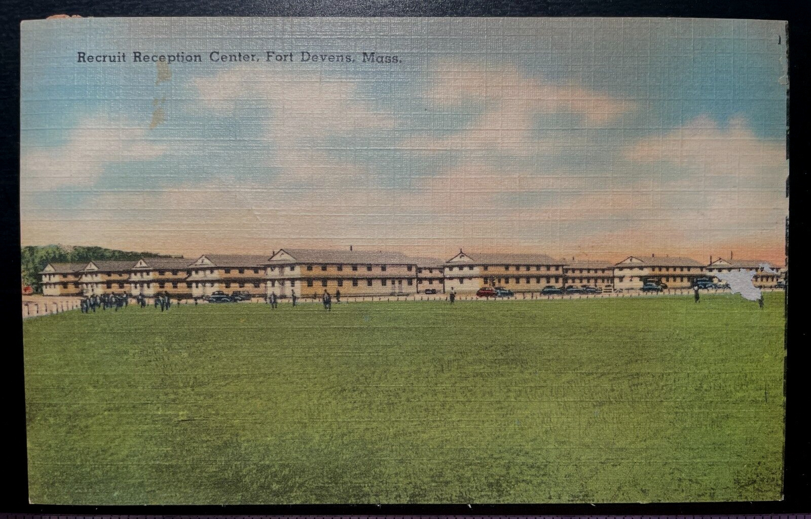 Vintage Postcard 1930-1945 Reception Center, Fort Devens, Massachusetts ...