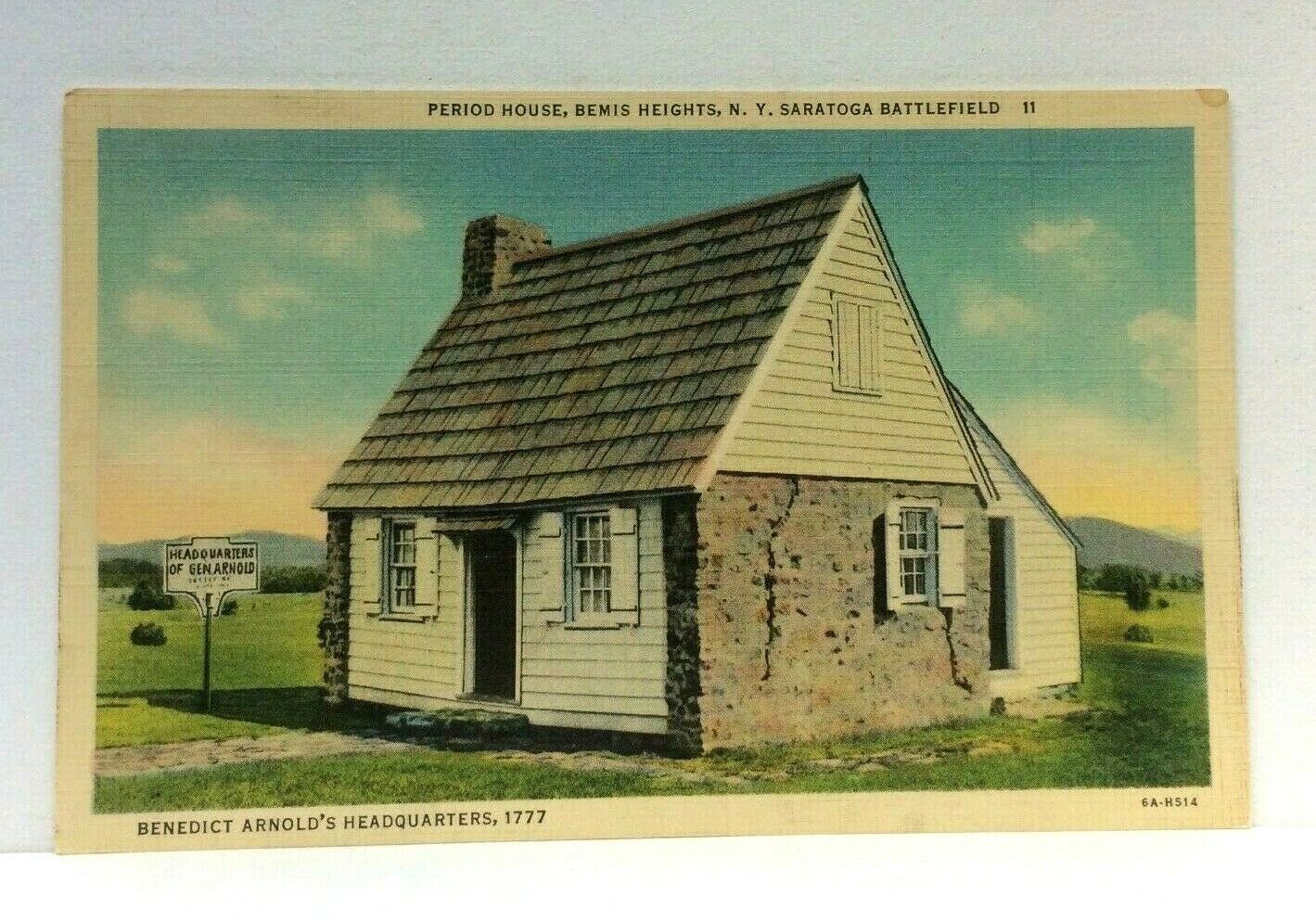 Bemis Heights NY Benedict Arnold Headquarters 1777 Saratoga Battlefield ...