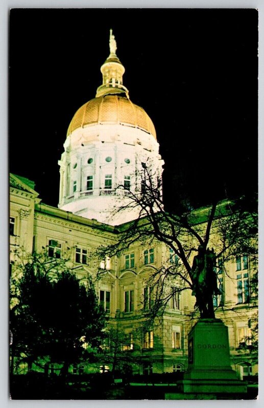 Georgia State Capitol Silhouette General John B Gordon Statue Historic ...
