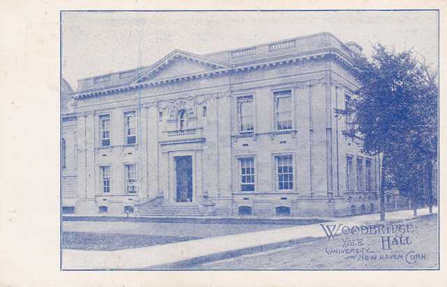 Woodbridge Hall, Yale University - New Haven CT, Connecticut - pm 1906 ...