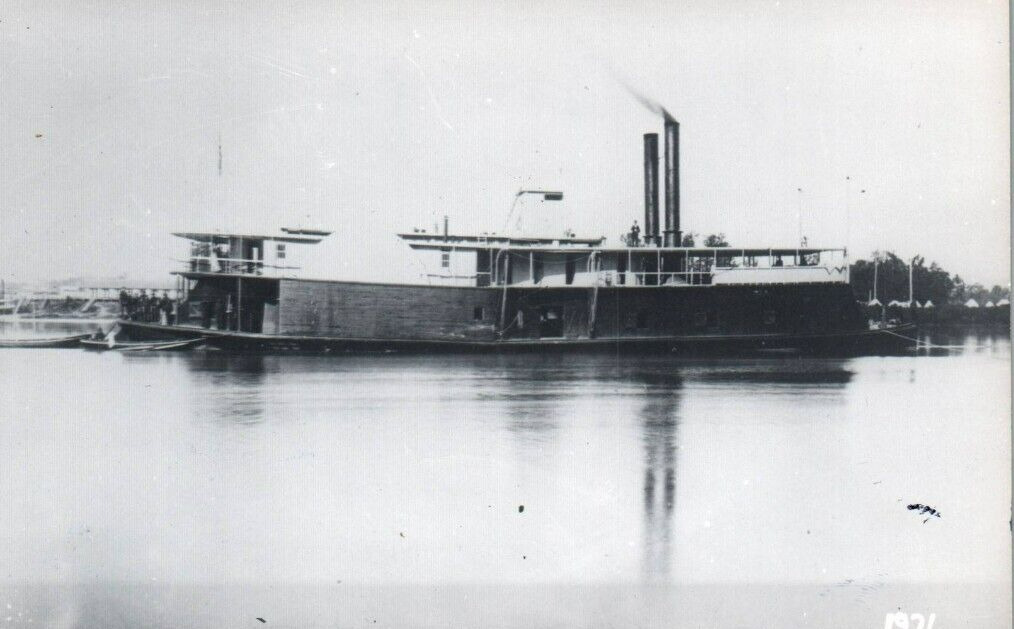 USS General Grant RPPC Photo Postcard US Union Navy Civil War Gunboat ...