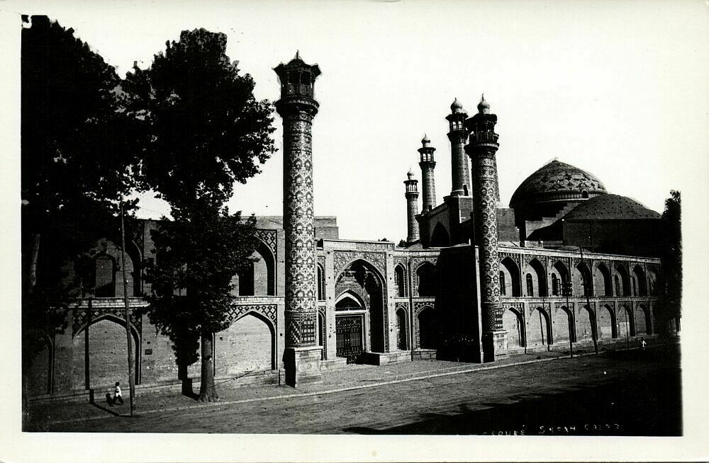 iran persia, TEHRAN TEHERAN, Sepahsalar Mosque, Islam (1950s) RPPC ...
