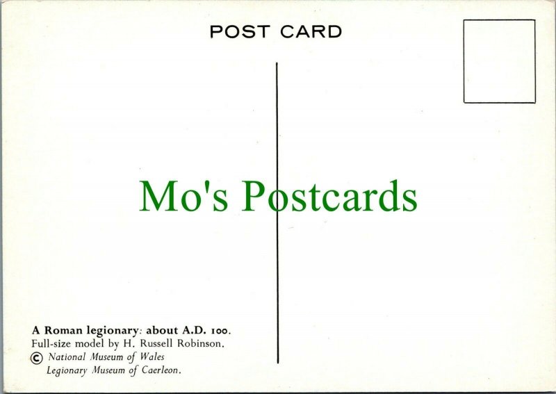 Wales Museum Postcard - A Roman Legionary, Full Size Model RR12713 ...
