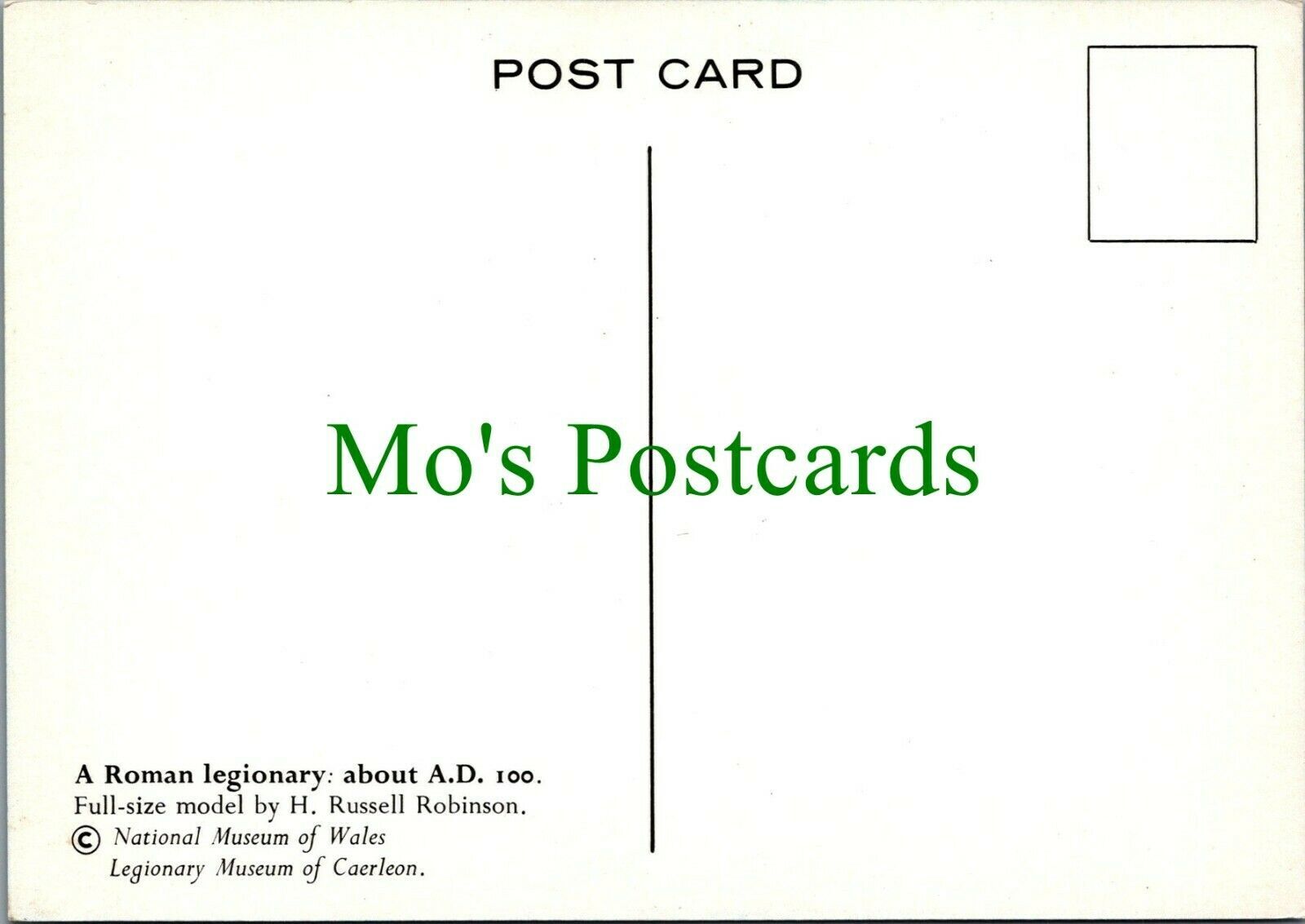 Wales Museum Postcard - A Roman Legionary, Full Size Model RR12713 ...