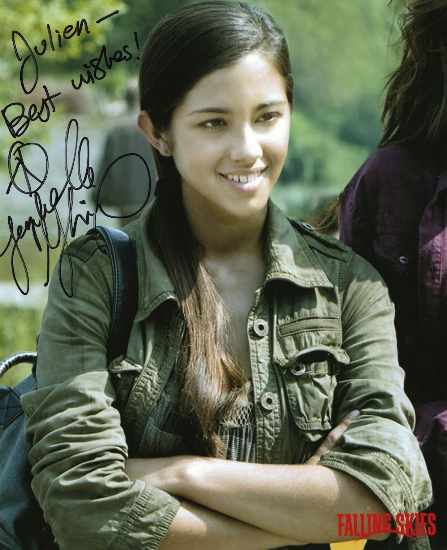 Seychelle Gabriel Lourdes Delgado in Falling Skies 10x8 Hand Signed ... Seychelle Gabriel Lourdes Delgado in Falling Skies 10x8 Hand Signed ...