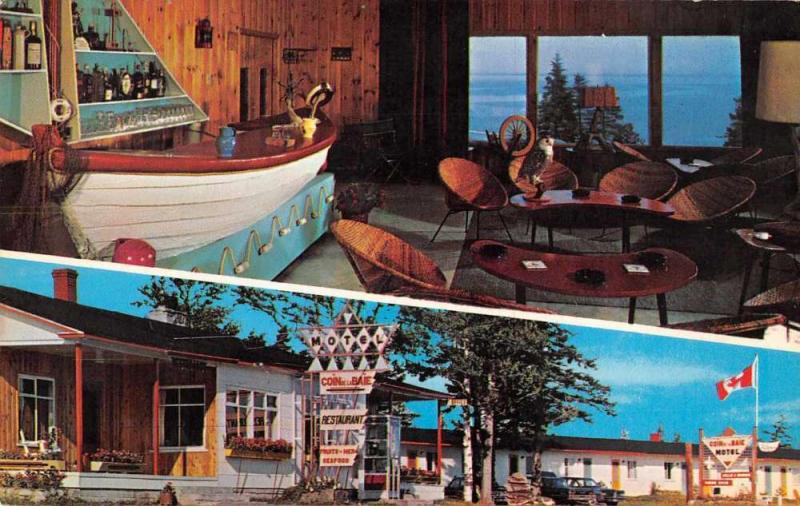 Metis Beach Quebec Canada Au Coin de La Baie Motel Restaurant Postcard ...