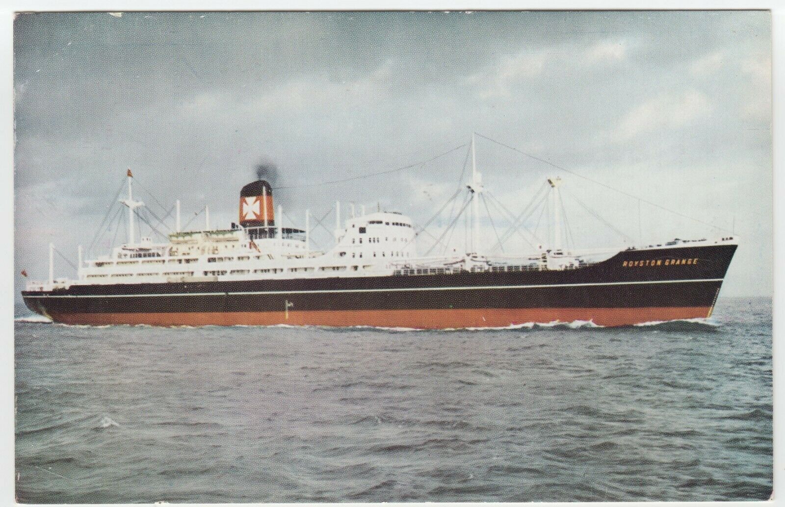 Shipping; Houlder Line Steam Turbine Vessel, Royston Grange PPC, Unused ...