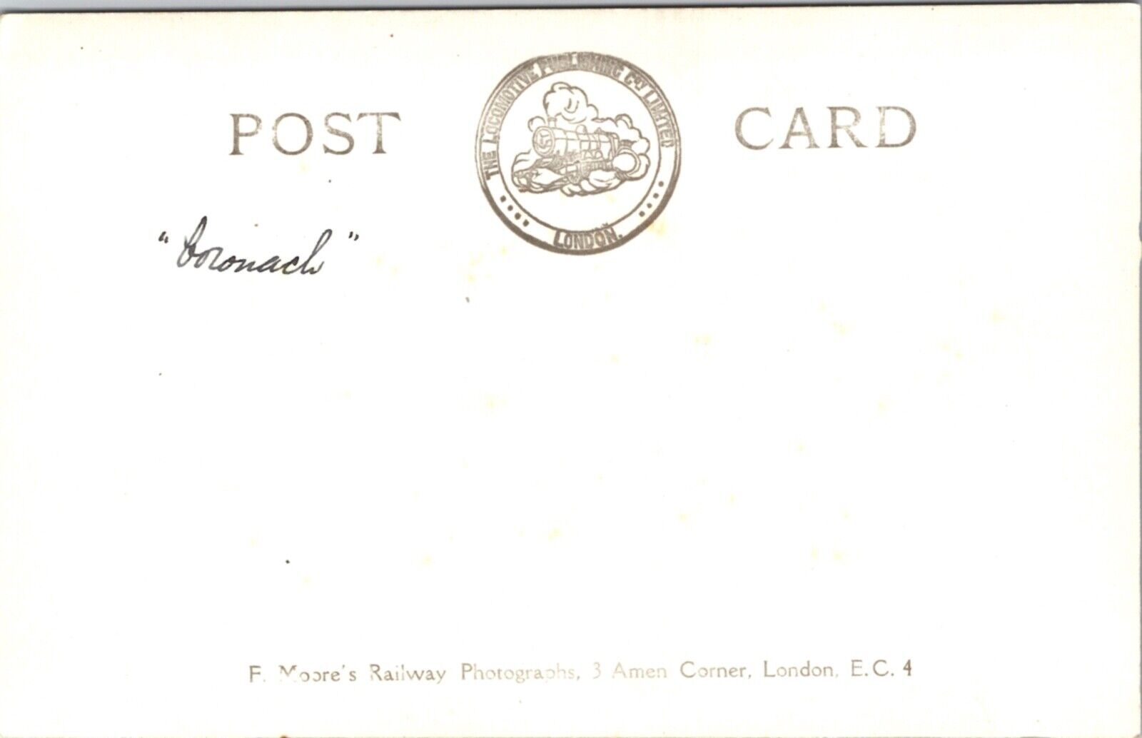 Real Photo Postcard L.N.E.R. Railroad Train Engine 2747 | Other ...