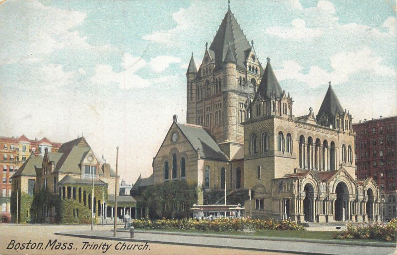 United States Boston Trinity Church 1907 | United States ...
