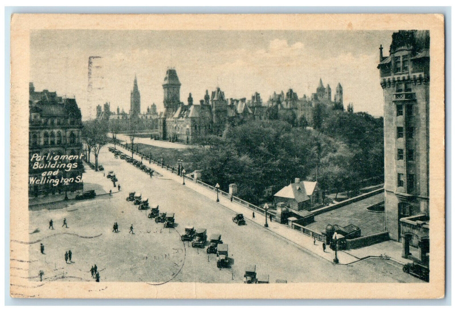 1925 Parliament Buildings Wellington Street Ottawa Canada Posted ...
