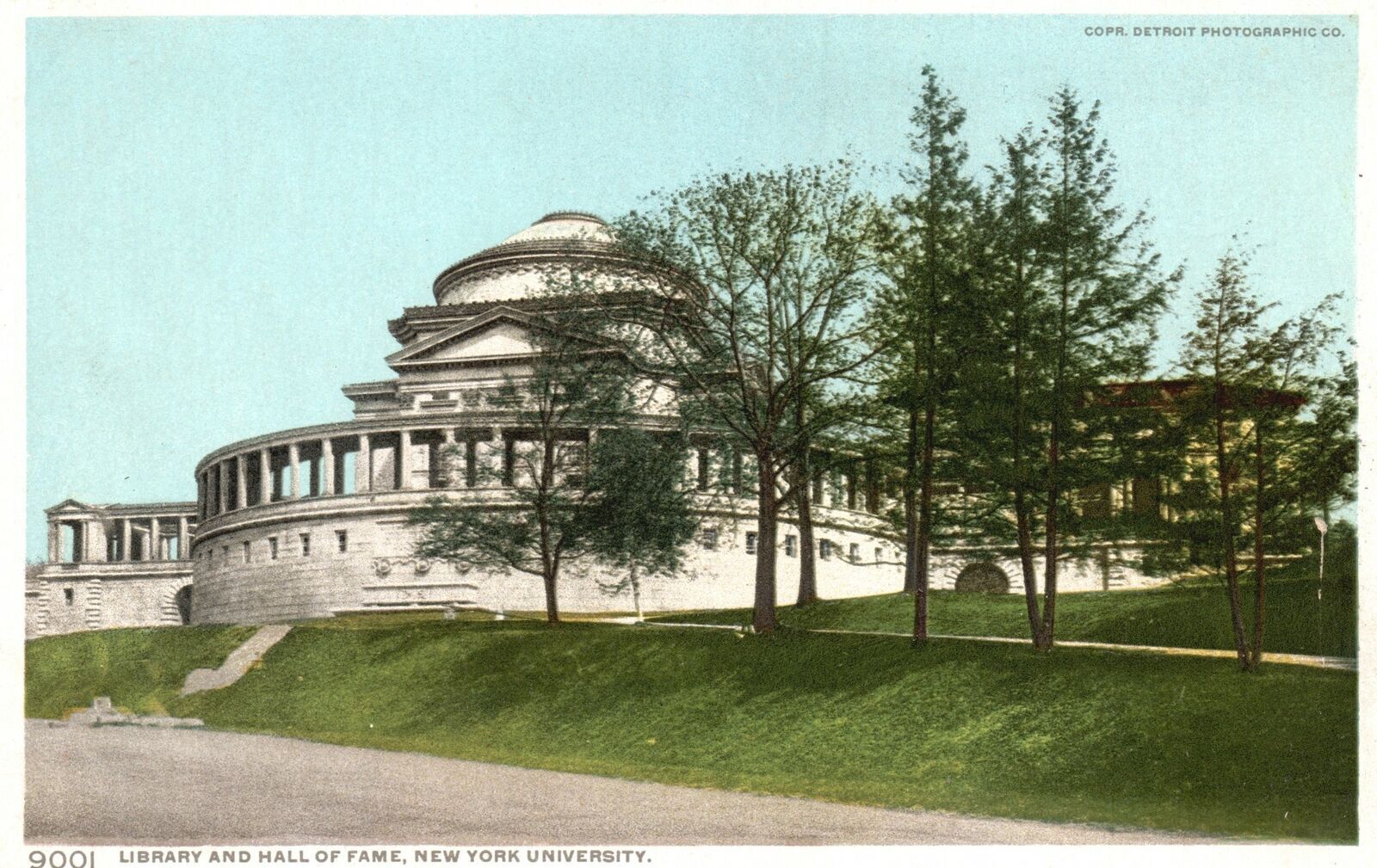 Vintage Postcard 1920's Library and Hall of Fame New York University N ...