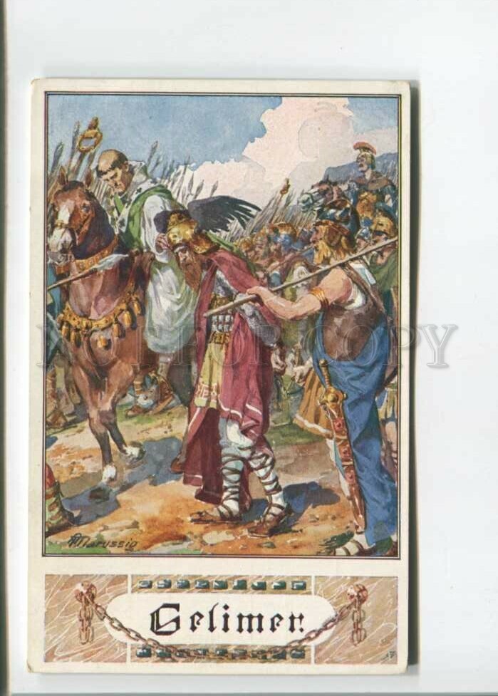 471712 MARUSSIG Gelimer King of Vandals & Alans WAR HORSE Vintage ...