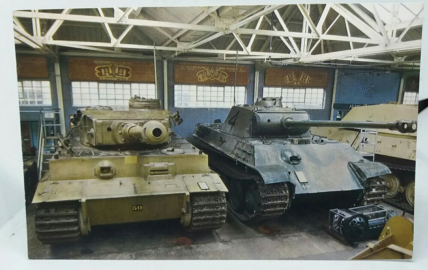 RAC Tank Museum Bovington Camp German Tiger 1 & Panther Tanks Vintage ...