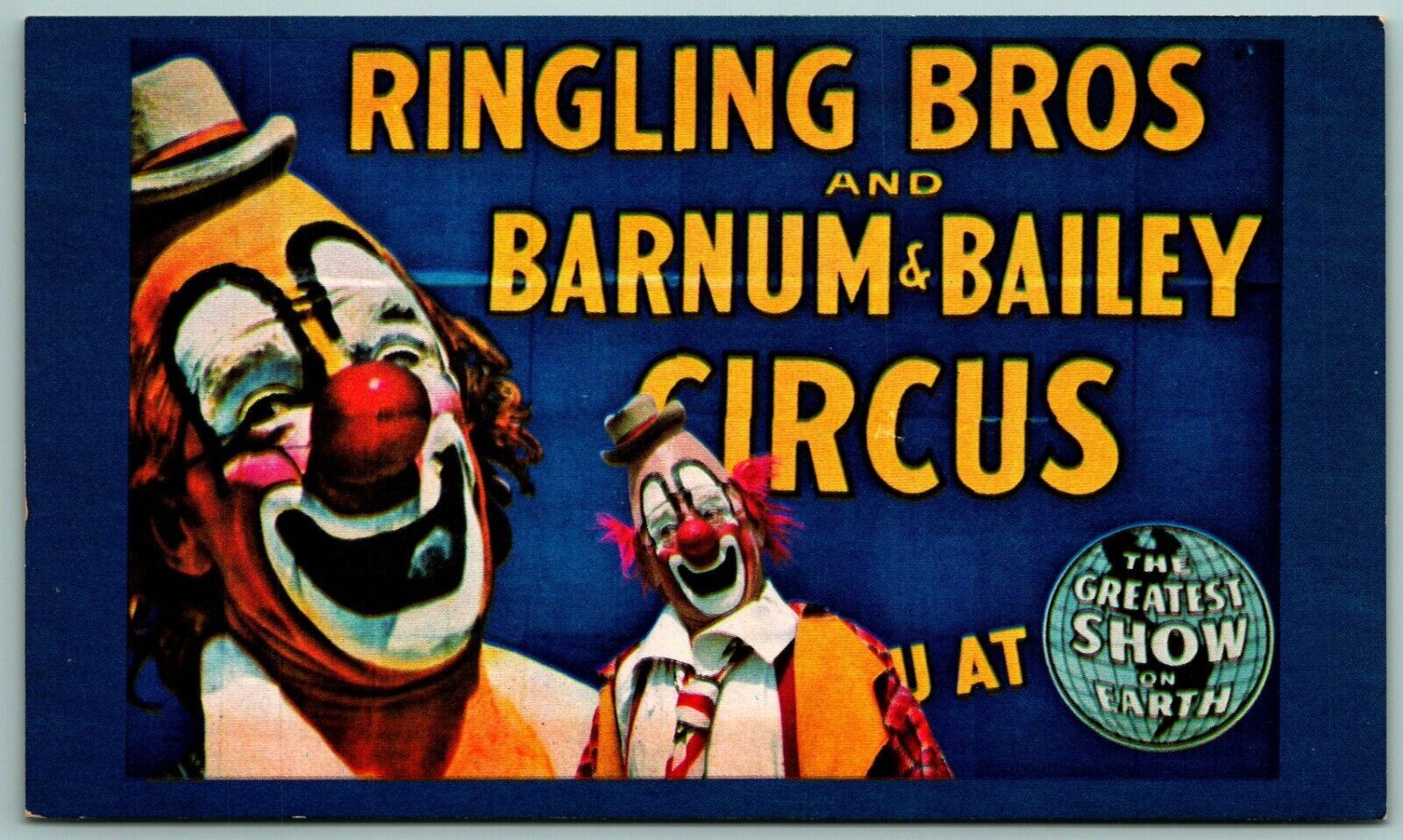 Lou Jacobs Clown Ringling Bros Barnum & Baily Circus UNP Chrome 1973 ...