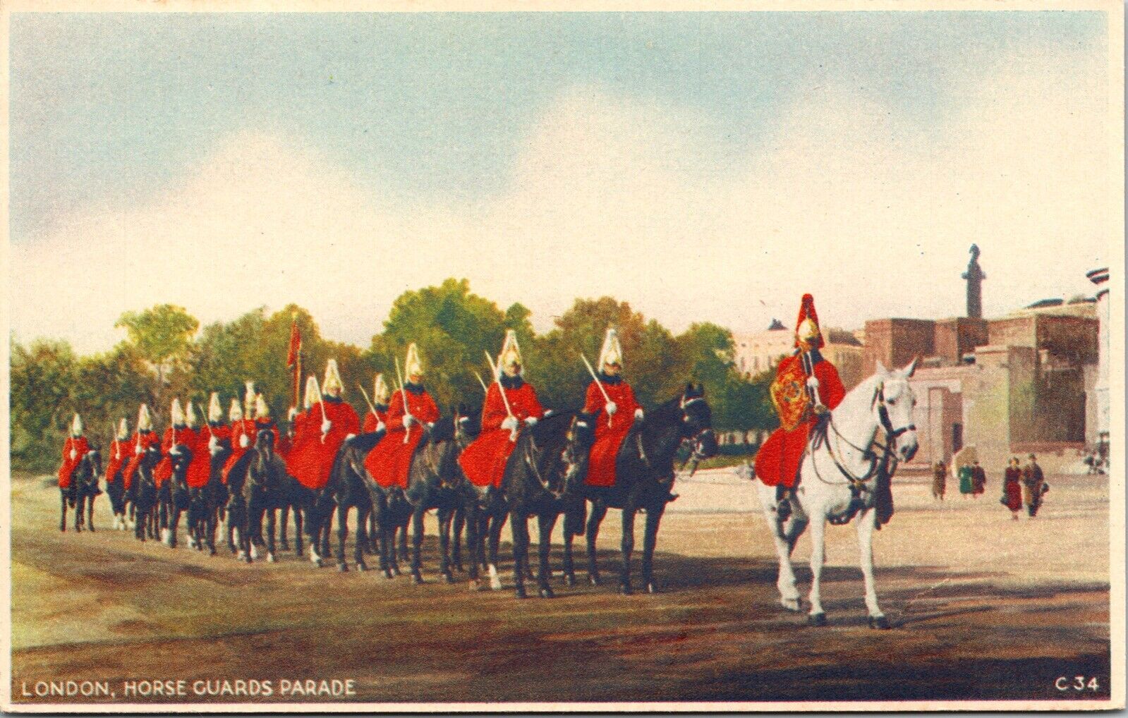 London England Horse Guards Parade Royal Event Streetview DB Postcard ...