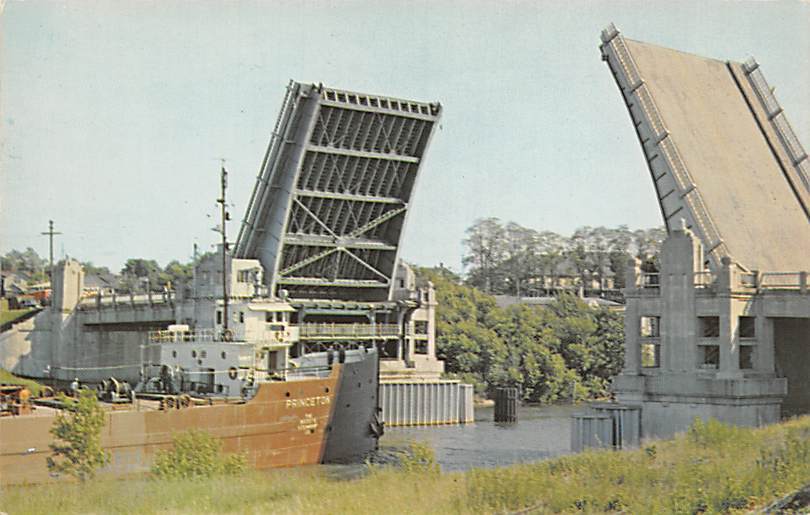 Manistee Memorial Bridge Drawbridge - Manistee, Michigan MI | United ...