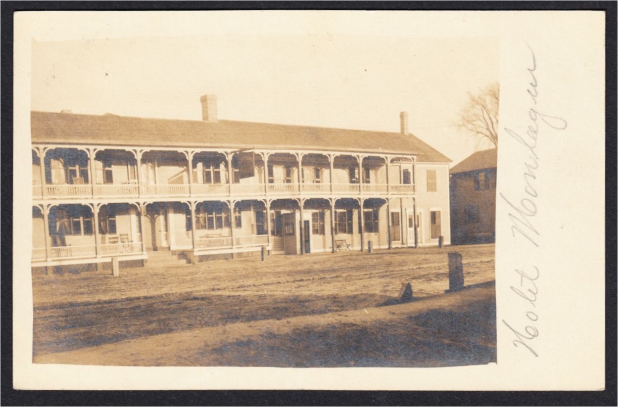 Montague MA Hotel Montague on Main Street UDB Real Photo Postcard RPPC ...