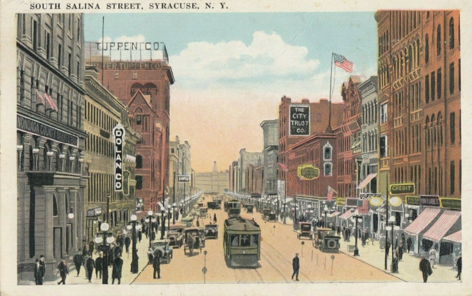 SYRACUSE, New York, 1912; South Salina Street | United States - New ...