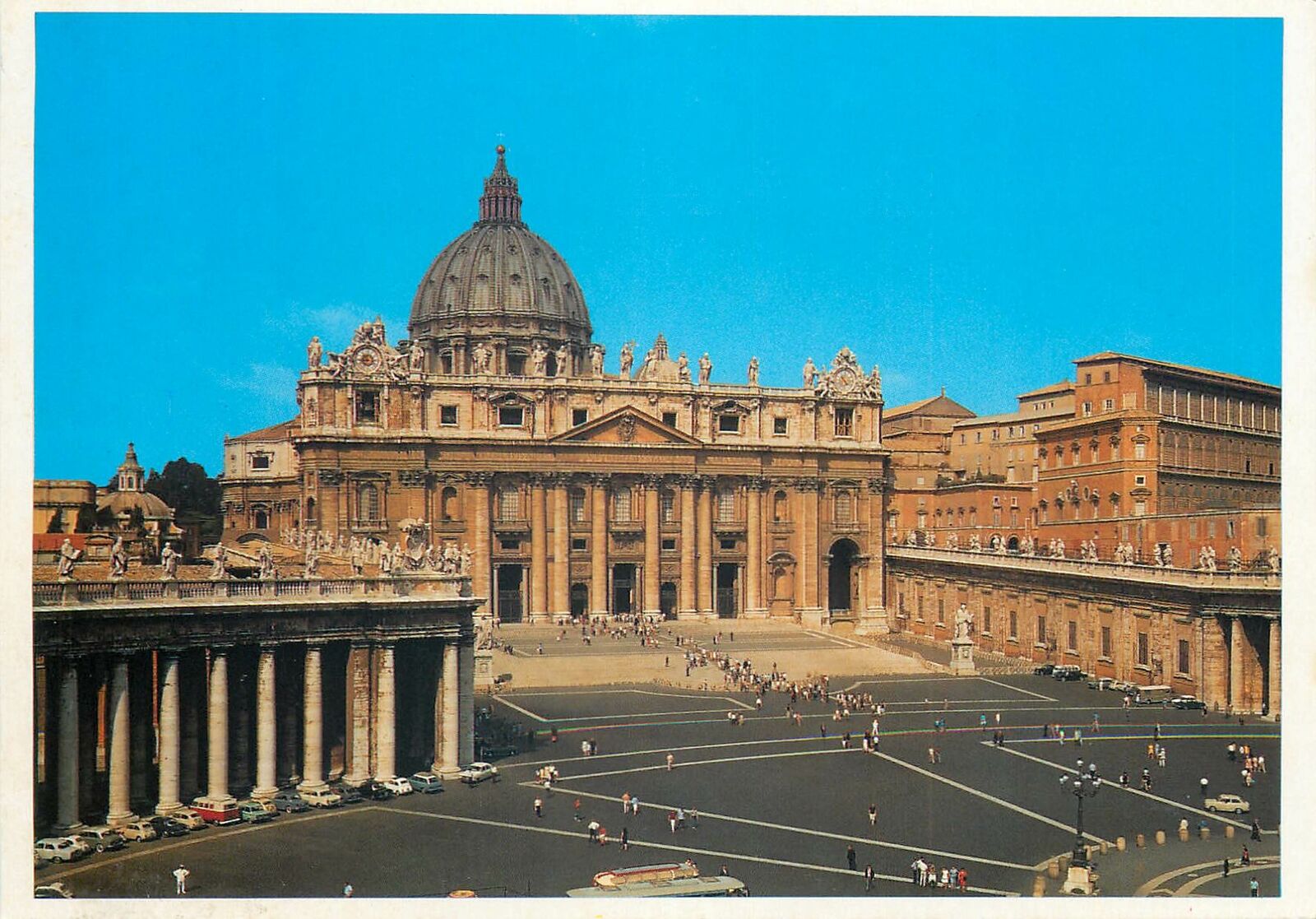 Vatican st. peter's basilica church street view postcard | Other ...