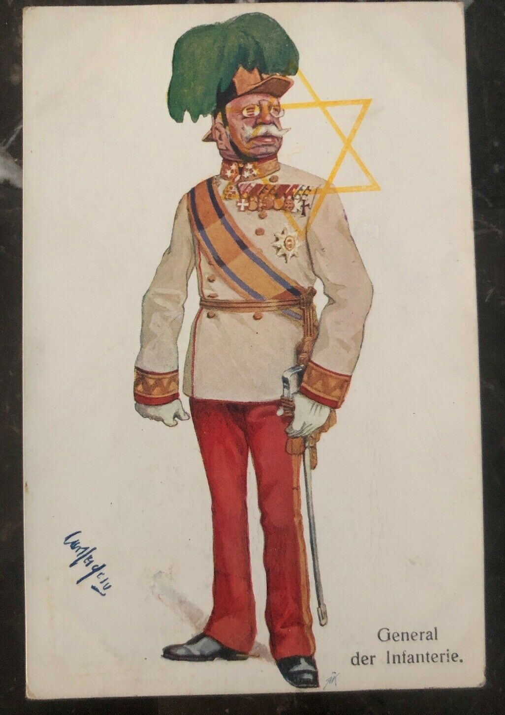 1938 Germany Mint Postcard Eternal Jew Museum Exhibit The Infantry ...