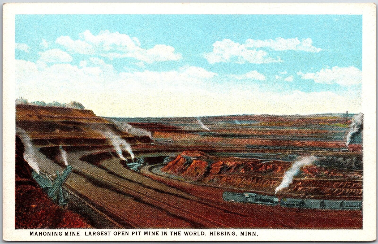 Mahoning Mine Largest Open Pit Mine in the World Hibbing Minnesota MN ...
