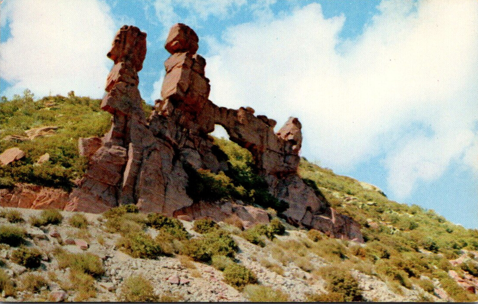 Arizona Tucson Natural Bridge Rock Formation On Mount Lemmon Highway ...