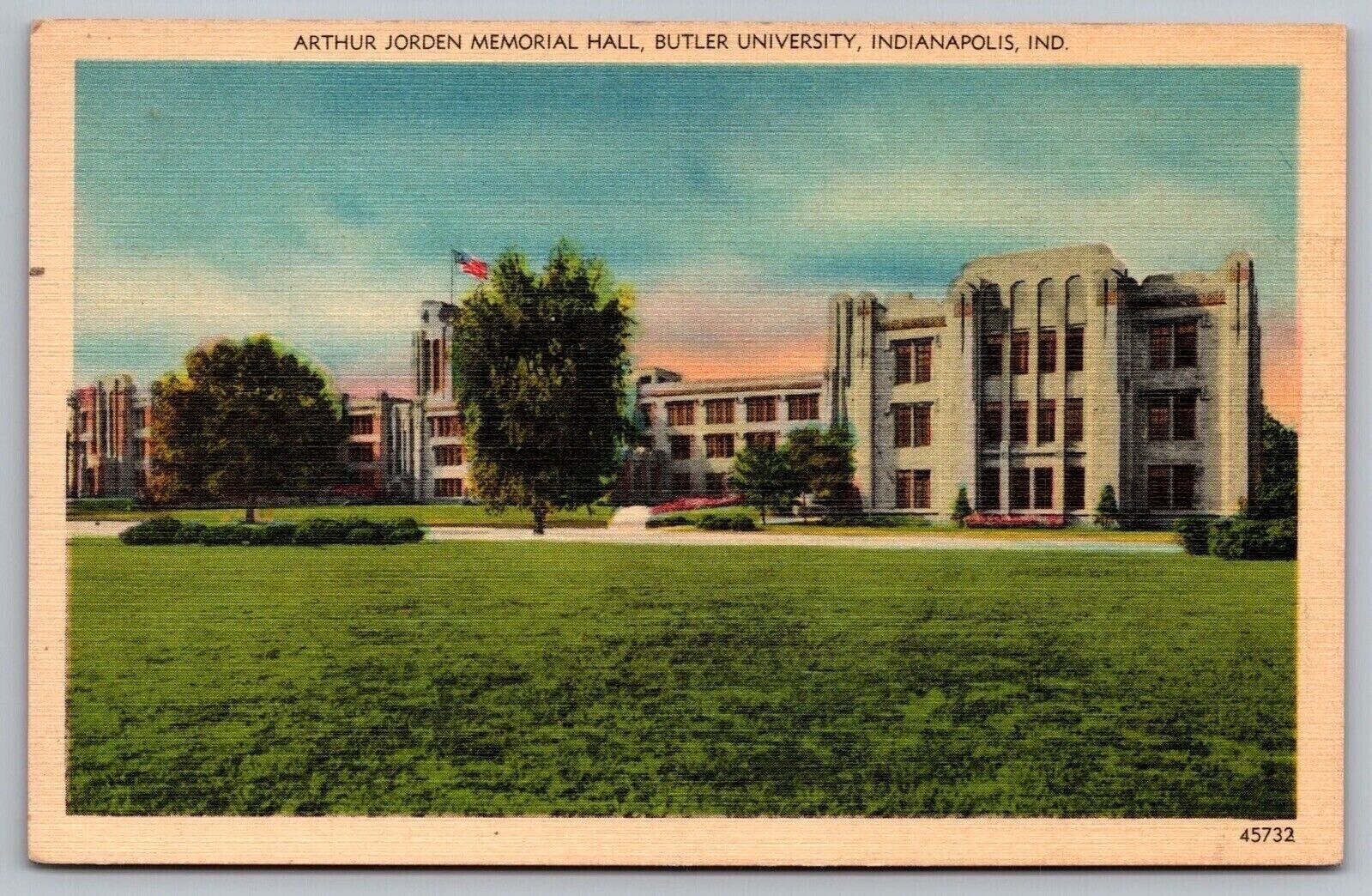 Arthur Jorden Memorial Hall Butler University Indianapolis Indiana IN ...