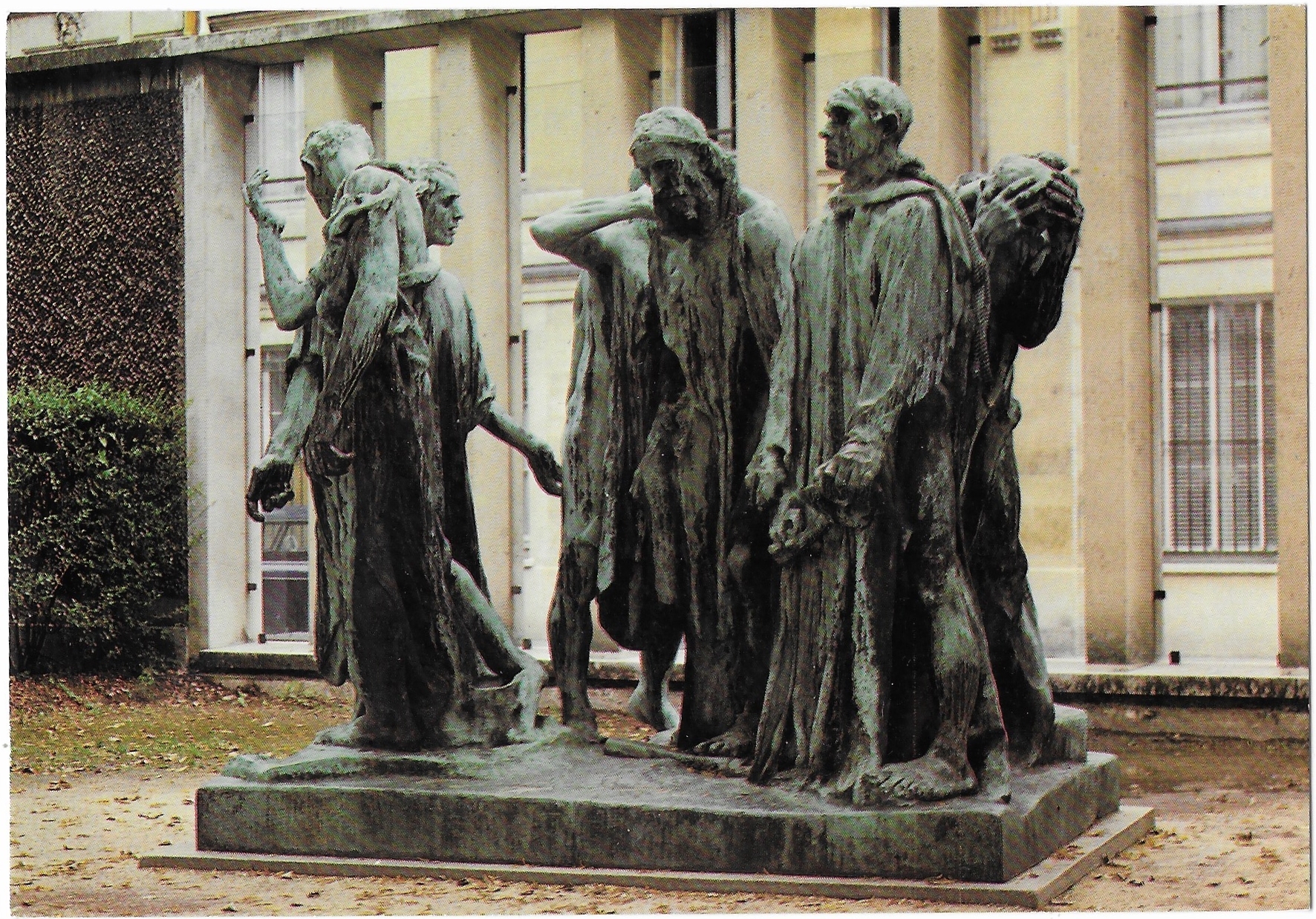 Les Bourgeois de Calais France by Auguste Rodin (1840-1917) 4 by 6 ...