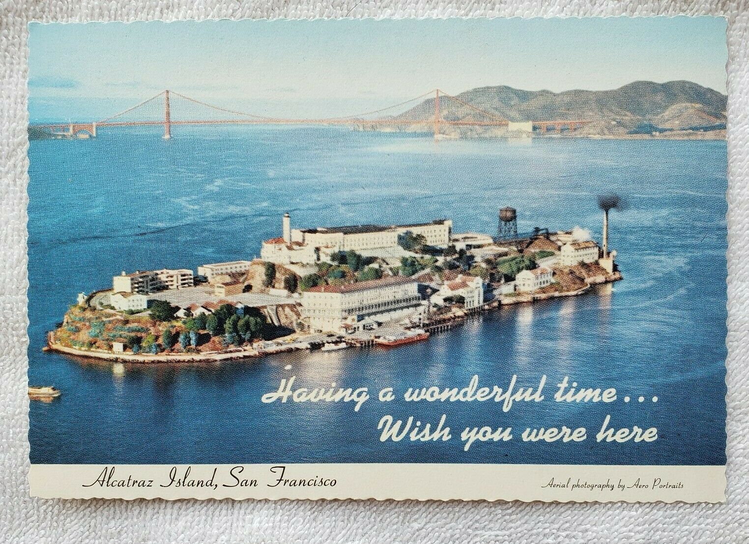 Vintage Postcard: Alcatraz Island San Francisco CA California Wish You ...