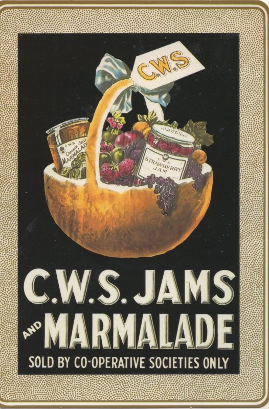 Vintage Jam & Marmalade Co-Operative Society Advertising Postcard ...