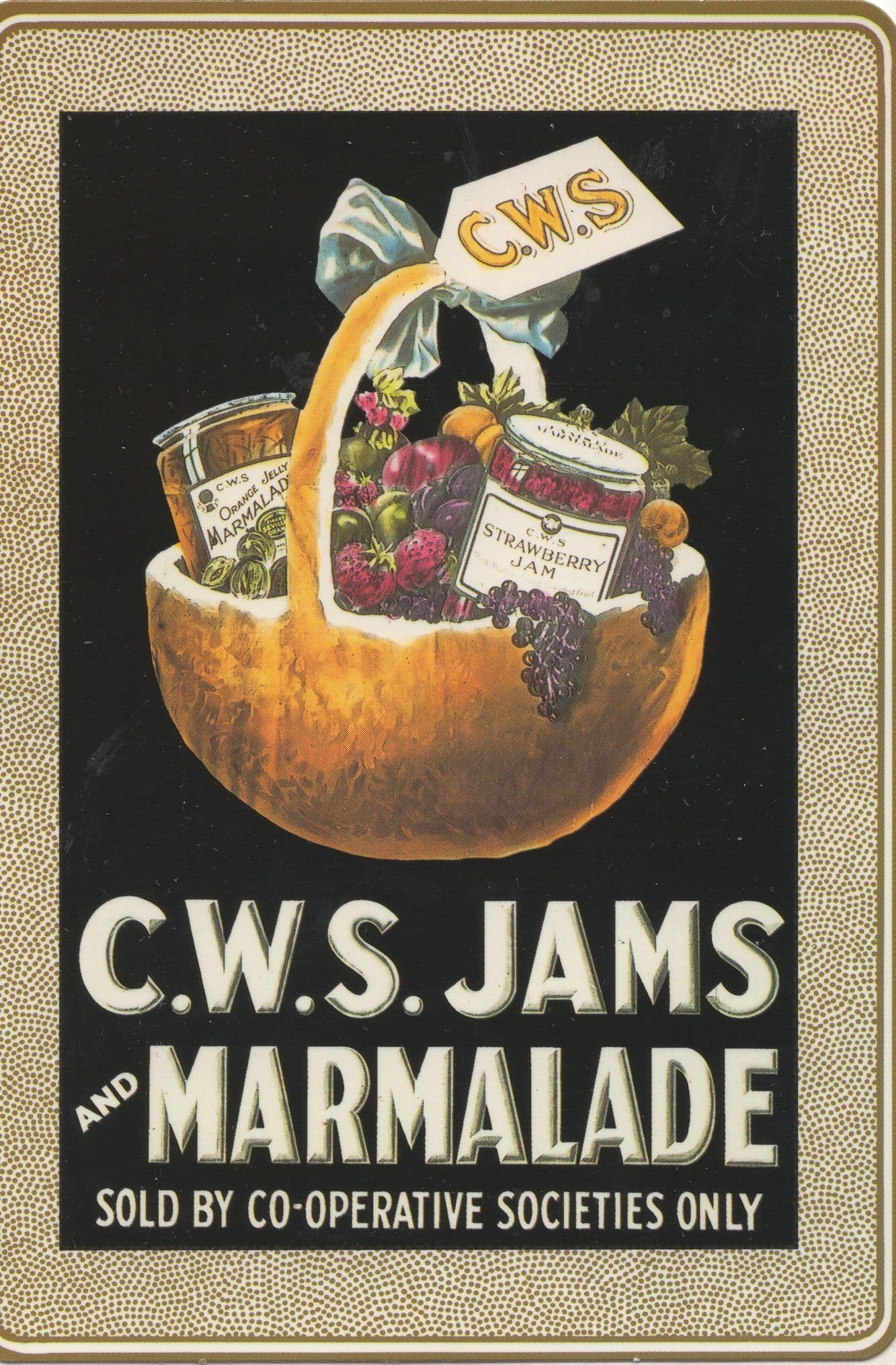 Vintage Jam & Marmalade Co-Operative Society Advertising Postcard ...