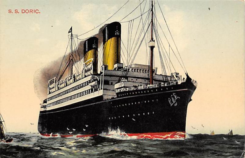 SS Doric White Star Line Unused | Topics - Other, Postcard / HipPostcard