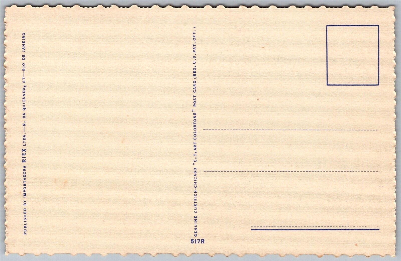 Vtg Rio de Janeiro Brazil Ministry Of Navy 1940s View Linen Old ...