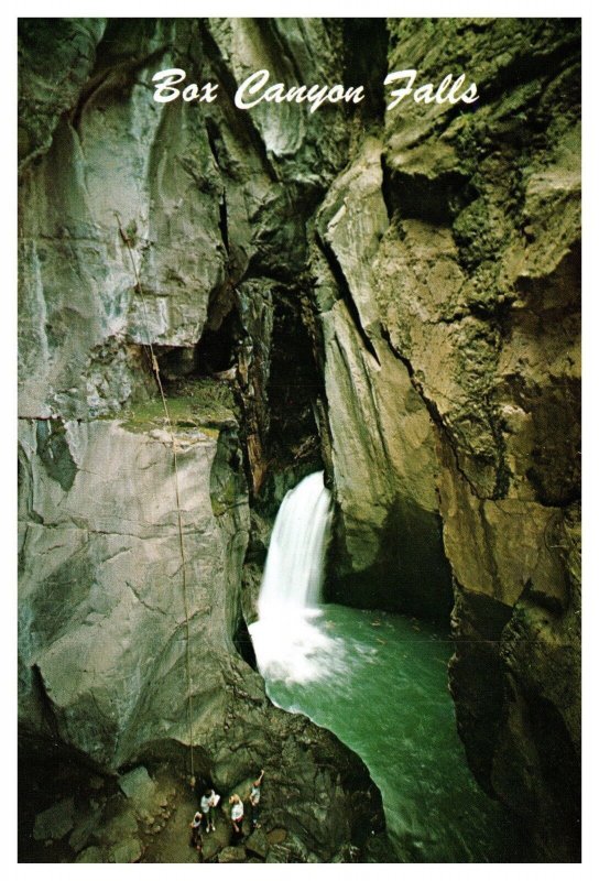 Colorado Box Canyon Falls Scenic Natural Landmark Chrome UNP Postcard ...