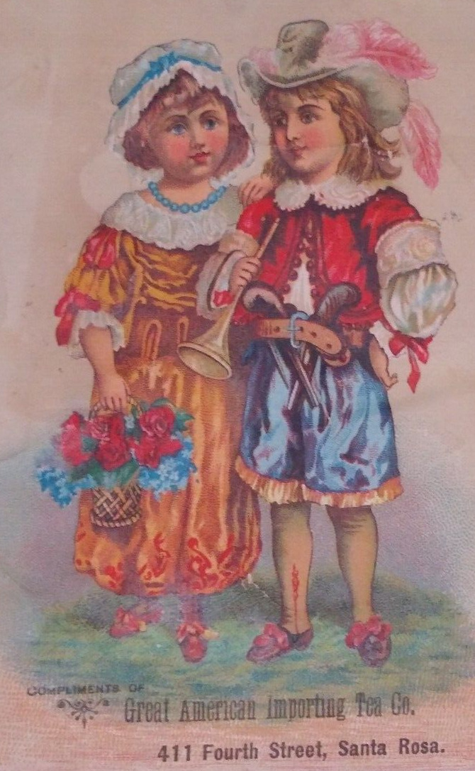 1880s - 90s American Importing Tea Santa Rosa California Victorian ...