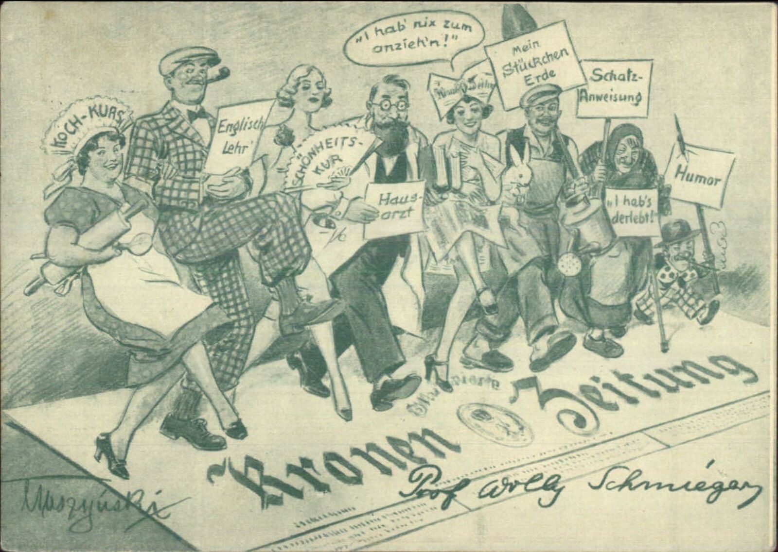 WWII Nazi Austria Newspaper Nazi Censor Censorship Satire 1938 ...