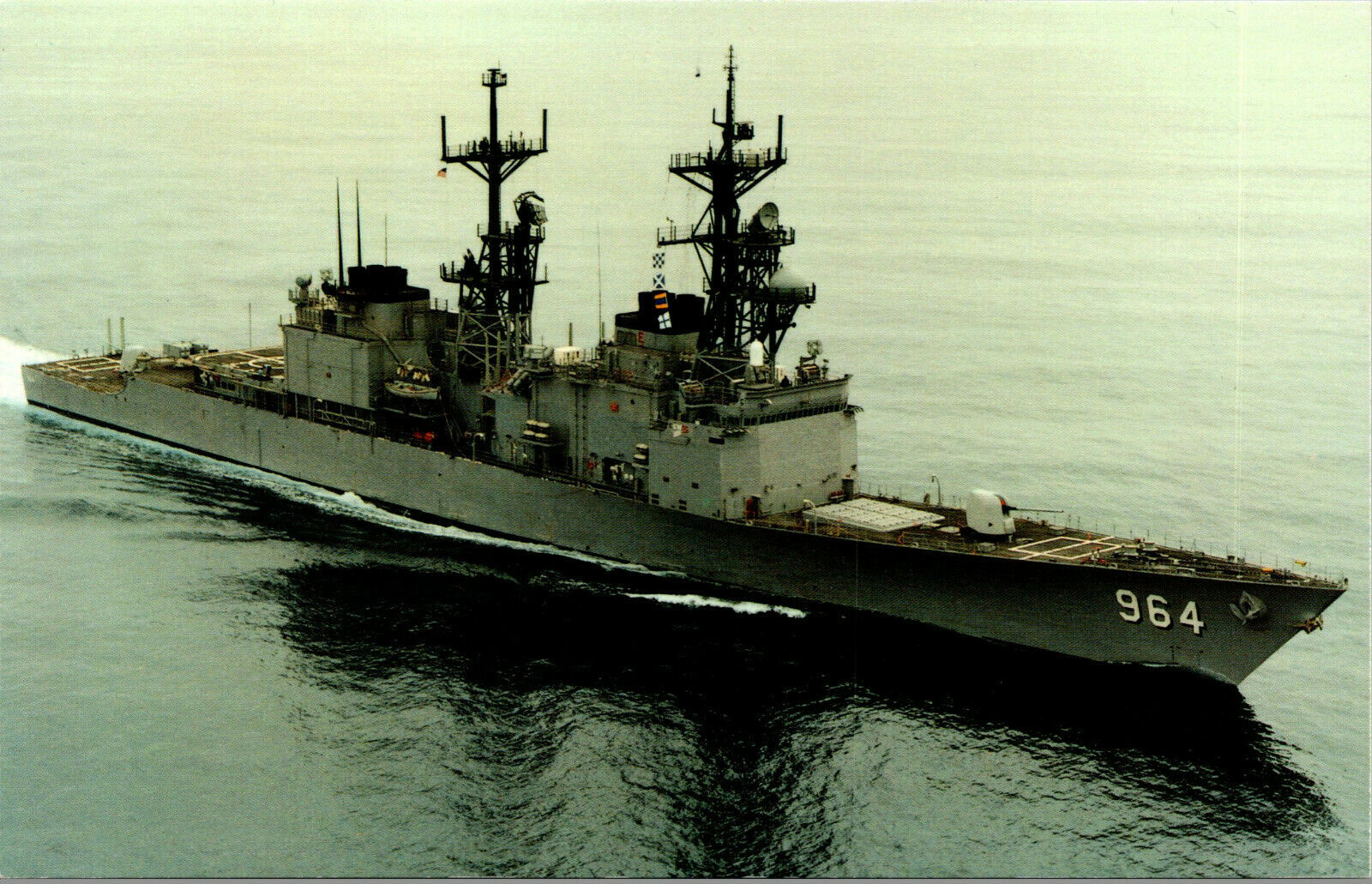 Vtg USS Paul F. Foster DD-964 Destroyer US Navy Ship Pacific Fleet ...