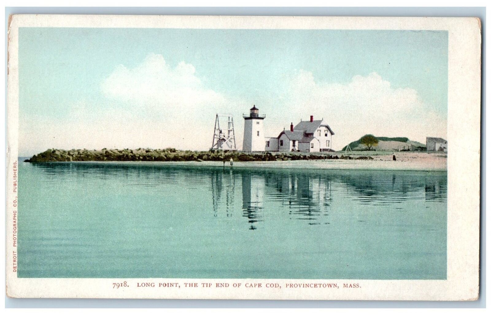c1905s Long Port The Tip End Of Cape Cod Provincetown MA Lighthouse ...