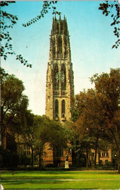 Yale University New Haven Connecticut Harkness Memorial Tower Chrome ...
