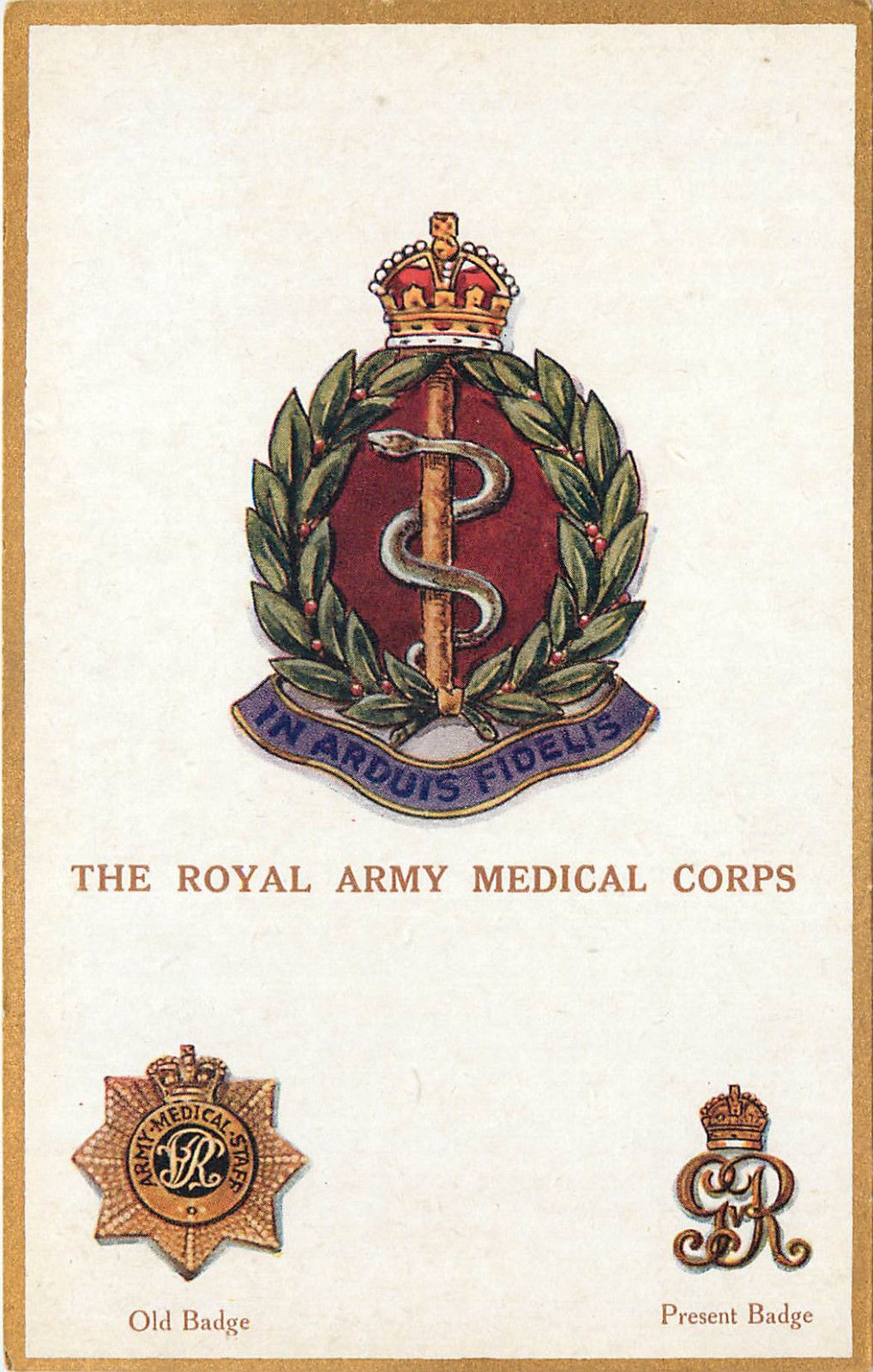 Postcard Royal Royal Army Medical Corps Regimental Colour, Gale ...