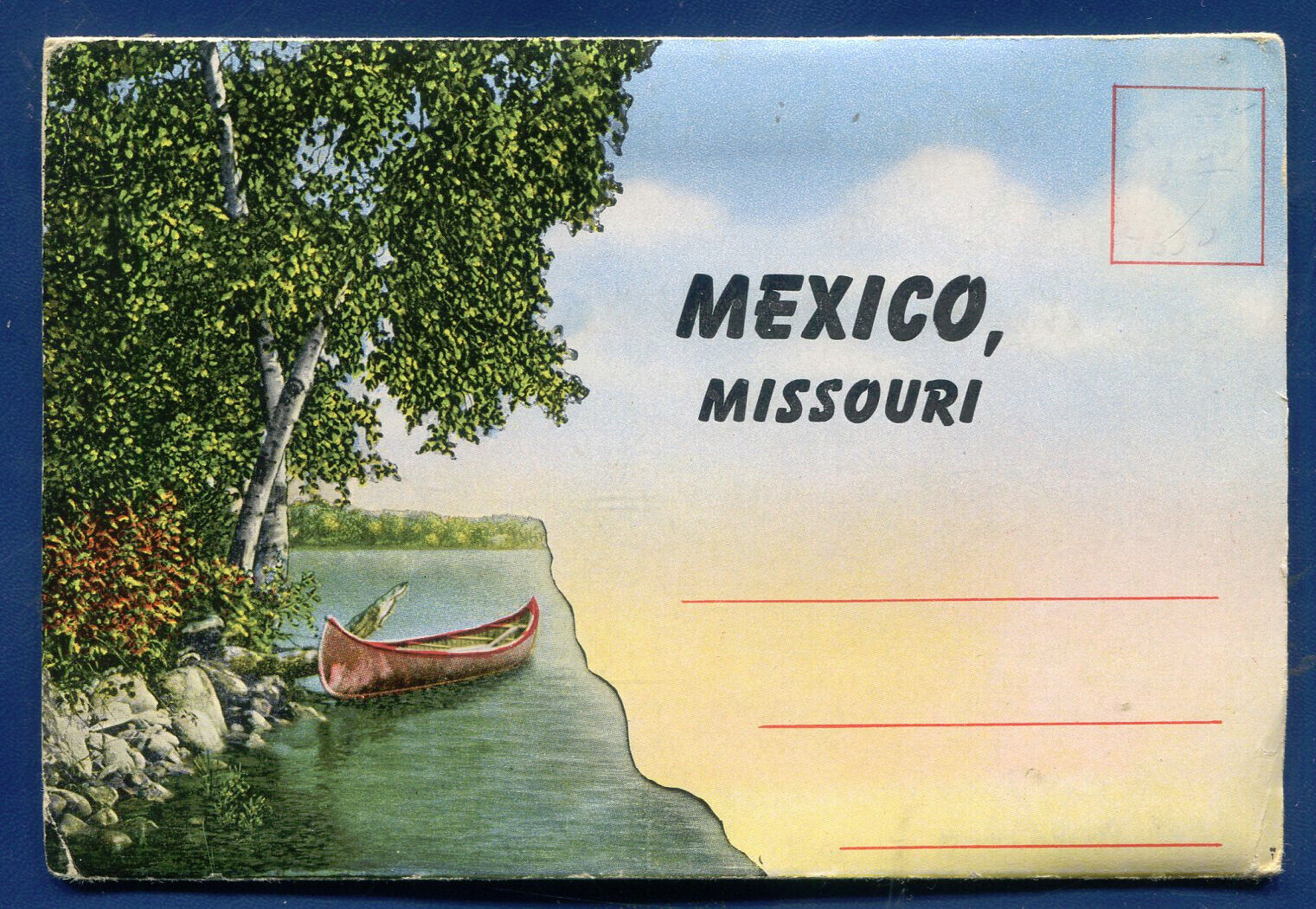 Mexico Missouri Lake La Kota State Fair Postcard Folder PF17 | Latin ...