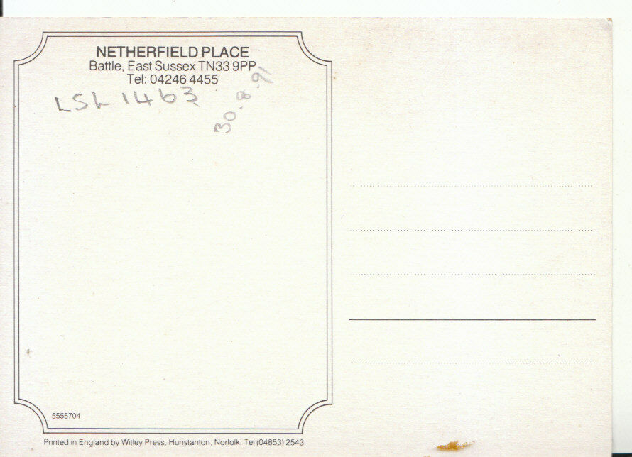 Sussex Postcard - Netherfield Place - Battle - Ref 18772A | Europe ...